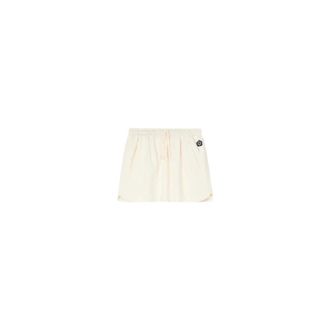 Kenzo Logo-Patch Minirock mit Kordelzug - - Skirts - Damen - Wei&szlig; - XS