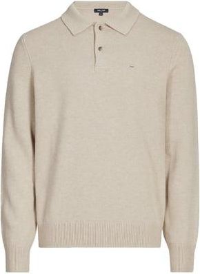 Eden Park Pull col polo en laine et coton