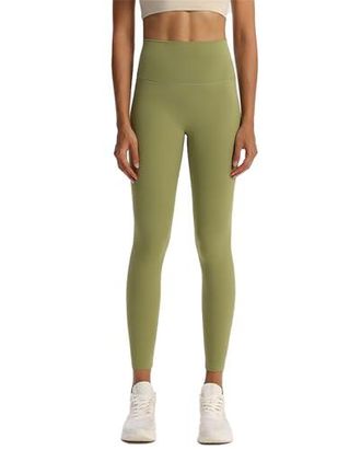 Generic Creamlush Legging taille haute &eacute;pais sans couture pour femme, doux comme du beurre, extensible, contr&ocirc;le du ventre, salon, entra&icirc;nement, yoga, course 