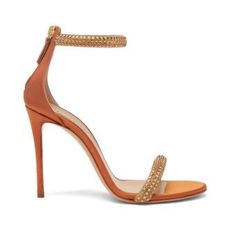 Casadei Scarlet Stratosphere Satinsandalen - - Shoes - Damen - Gelb - 37 EU