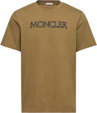 Moncler L10918C0007589B8U82E T-shirt - - Tops - Herren - Gr&uuml;n - M