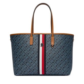 Tommy Hilfiger Handtasche Tommy Hilfiger Th Monoplay AW0AW19178 Dunkelblau