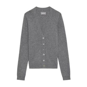 Zadig&Voltaire Cashmere Cardigan - - Knitwear - Damen - Grau - S