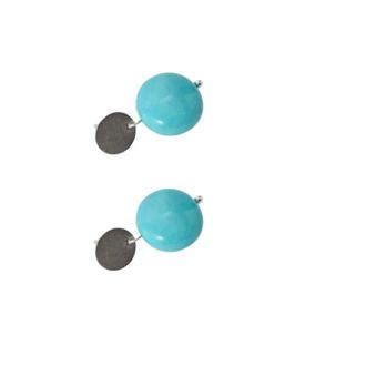 Malababa Femme, Accessoires, Bleu, Taille: ONE Size Oval Earring