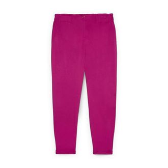 Fiorella Rubino Femme, Pantalons, Rose, Taille: 42 FR Pantalon Ballon en Maille Milano