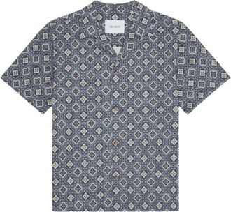 Les Deux Homme, Chemises, Multicolore, Taille: XL Lukas Arabesque AOP SS Shirt