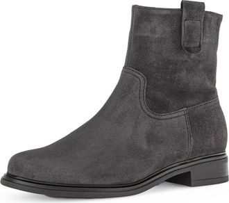 Gabor Damen Chelsea Boots, Frauen Stiefeletten,halbstiefel,Kurzstiefel,uebergangsschuhe,uebergangsstiefel,flach,Dark-Grey(Flausch),38.5 EU / 5.5 UK
