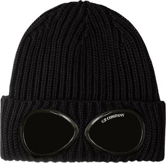 C.P. Company C.p. Company, Homme, Accessoires, Noir, Taille: ONE Size Goggle Beanie