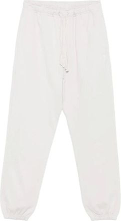Yohji Yamamoto Homme, Pantalons, Blanc, Taille: L Classic Logo Pantalons de surv&ecirc;tement