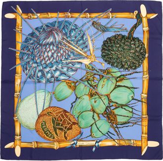 Herm&egrave;s T&uuml;cher & Schals - Scarf - Gr. unisize - in Blau - f&uuml;r Damen