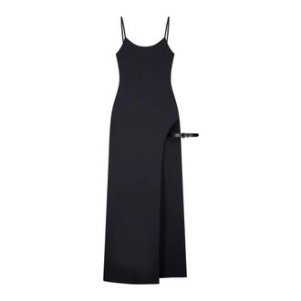 Coperni Schwarzes Kleid mit Seitlichem Rei&szlig;verschluss - - Dresses - Damen - Schwarzk - S