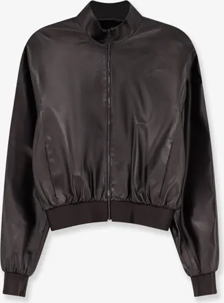 Gucci Soft nappa leather bomber jacket - GUCCI - gender_Woman