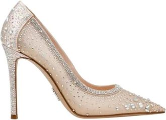 Steve Madden Femme, Chaussures, Beige, Taille: 36 EU Champagne Talon Aiguille Chaussures Plates
