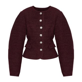 Rotate Jacke mit schimmernden Kn&ouml;pfen - - Jackets - Damen - Rot - M