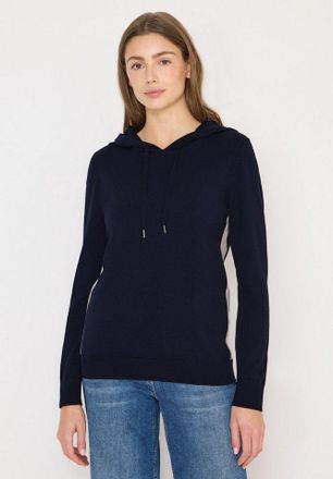 Cecil Strickpullover mit Kapuze mit Tunnelzugband