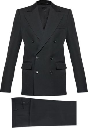 Dsquared2 costume en laine à boutonnière croisée - Noir