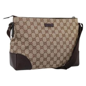 Gucci Sac bandouli&egrave;re en toile GG Pre-owned - Femme - Pre-owned - Brun - Taille: ONE Size