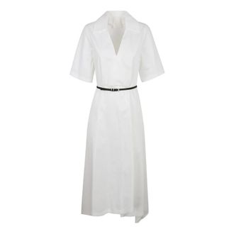 Givenchy Wei&szlig;e Lange Voyou Kleid - - Dresses - Damen - Wei&szlig; - S