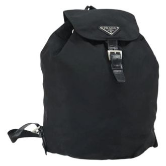 Prada Pre-owned Vintage Nylon Rucksack - - Pre-owned - Damen - Schwarzk - ONE SIZE