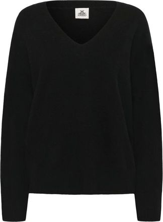 Karen by Simonsen Femme, Pulls, Noir, Taille: 40 FR V-neck Tricots