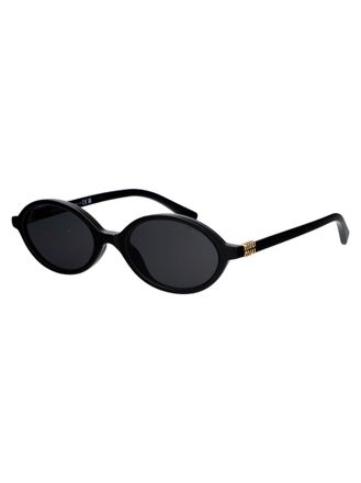 Miu Miu Womens Sunglasses 0mu 04zs Black Acetate