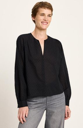 Lanius Lanius Damen vegan Bluse Lanius Texturiert Schwarz