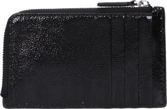 Courr&egrave;ges Textured Leather Wallet - Black