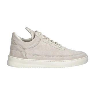 Filling Pieces Low Top Suede - Homme - Chaussures - Beige - Taille: 44 EU