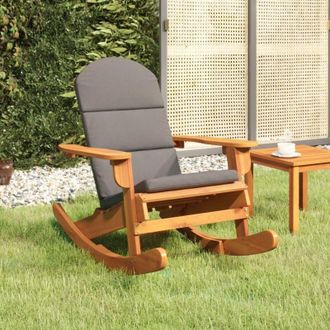 vidaXL vidaXL Adirondack-Schaukelstuhl mit Kissen Massivholz Akazie