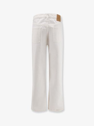 Ami Mens Trousers Cotton White