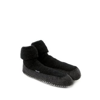 Falke Mischwolle Nicht -Slip -Hausschuhe - grau