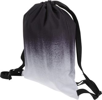 Hemobllo Oxford Stoff Rucksack mit Kordelzug Schwarz Unisex Tagesrucksack f&uuml;r Reisen und Outdoor Gro&szlig;er Mehrzweck Schn&uuml;rbeutel mit Doppel Schultergurten