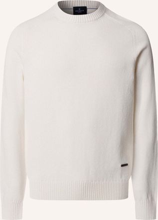 Hackett Pullover Saddle Crew weiss