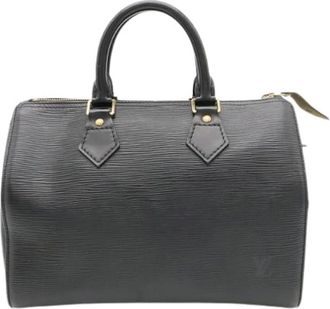 Louis Vuitton Sac &agrave; main Speedy 25 Epi Pre-owned - Femme - Pre-owned - Noir - Taille: ONE Size