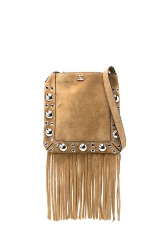 Valentino Garavani petit sac &agrave; bandouli&egrave;re Nellc&ocirc;te - Tons neutres