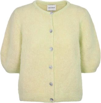 Americandreams Americandreams, Femme, Pulls, Jaune, Taille: 44 FR Susan Short Sleeve Cardigan