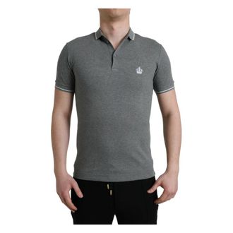 Dolce & Gabbana Polo Shirts - - Tops - Herren - Grau - XS