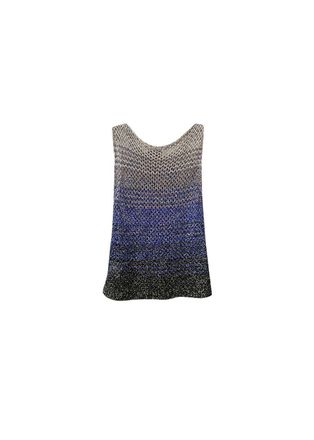 Missoni Metallic Knit Vest Size M