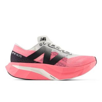 New Balance Homme FuelCell SuperComp Elite v4 en Rose/Blanc/Noir, Synth&eacute;tique, Taille 40.5 Large