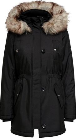 Only Damen Parka Jacke onlIRIS Parka OTW, Gr. 34 (Herstellergr&ouml;&szlig;e: XS), Schwarz (Black)