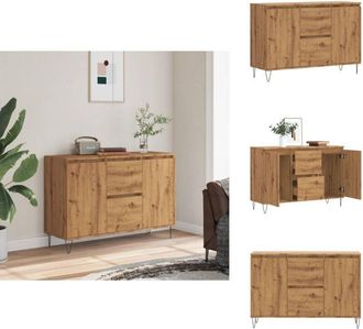 vidaXL Sideboard Artisan-Eiche 104x35x70 cm Holzwerkstoff - Sideboard - Sideboards - Kommode - Buffet
