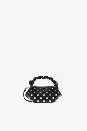 Ganni Mini sac Bou noir &agrave; clous - Pour Femme