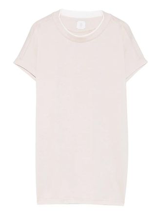 Eleventy t-shirt &agrave; manches retrouss&eacute;es - Tons neutres