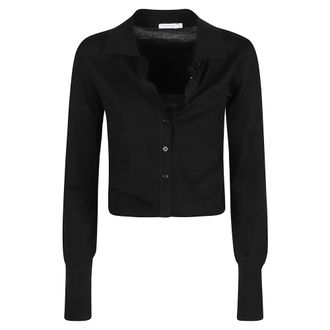 Patrizia Pepe Long Sleeve Sweater - - Knitwear - Damen - Schwarzk - S