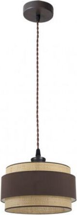 Fabrilamp Fabrilamp - Lampe suspendue de couleur brune/naturelle mod&egrave;le Kandy