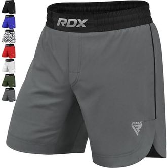 RDX Sports MMA Short pour dEntra&icirc;nement et Kick Boxe - Parfait Grappling, Sparring, Arts Martiaux, Cage Fight - Shorts pour BJJ, Muay Thai, Fitness Musculation e