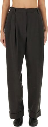 Dries Van Noten Femme, Pantalons, Gris, Taille: 40 FR Pantalon Partan