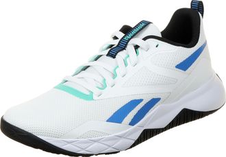 Reebok Herren NFX Trainer Sneaker,Footwear White Kinetic Blue Black,40.5 EU