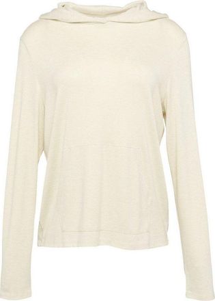 s.Oliver Langarmshirt T-Shirt Leichter Hoodie aus Viskose-Jersey