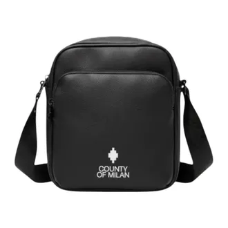 Marcelo Burlon Homme, Sacs, Noir, Taille: ONE Size Comas260362 Sac bandouli&egrave;re